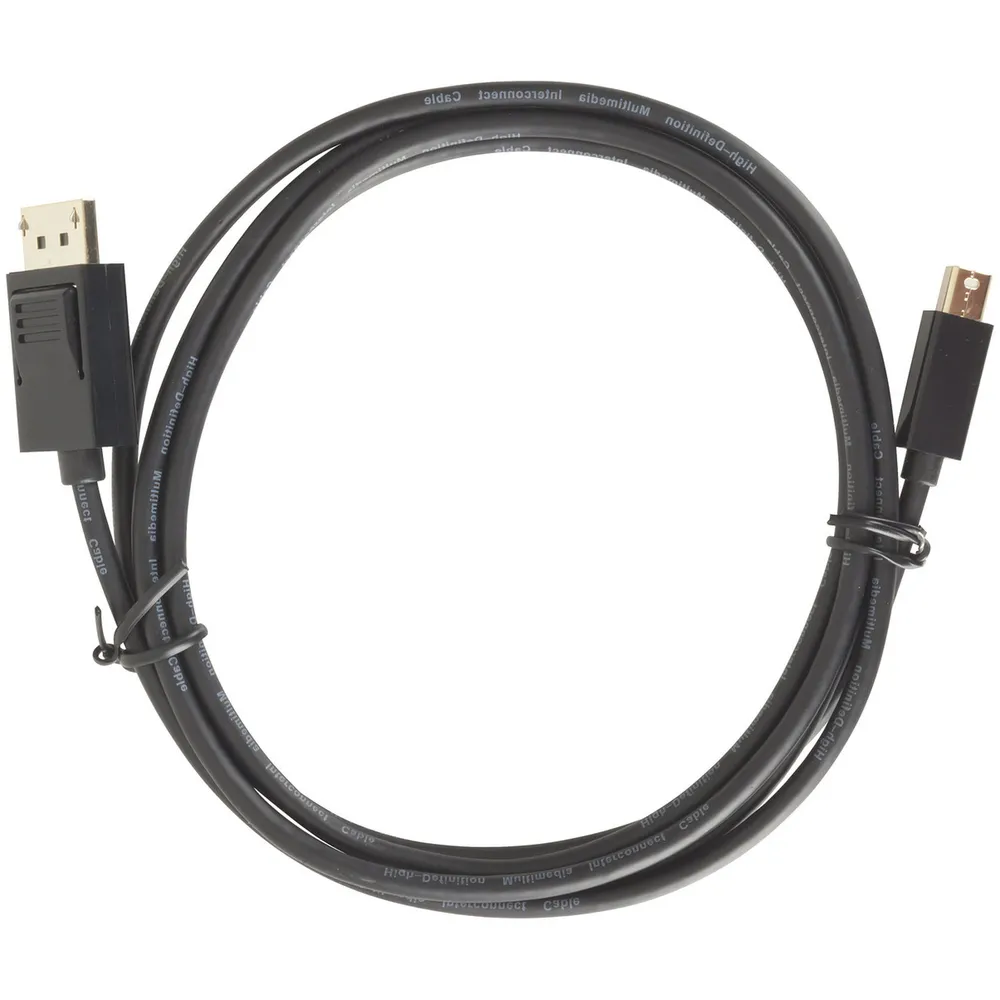 DisplayPort to Mini DisplayPort Male Cable 1.8m | Jaycar Australia