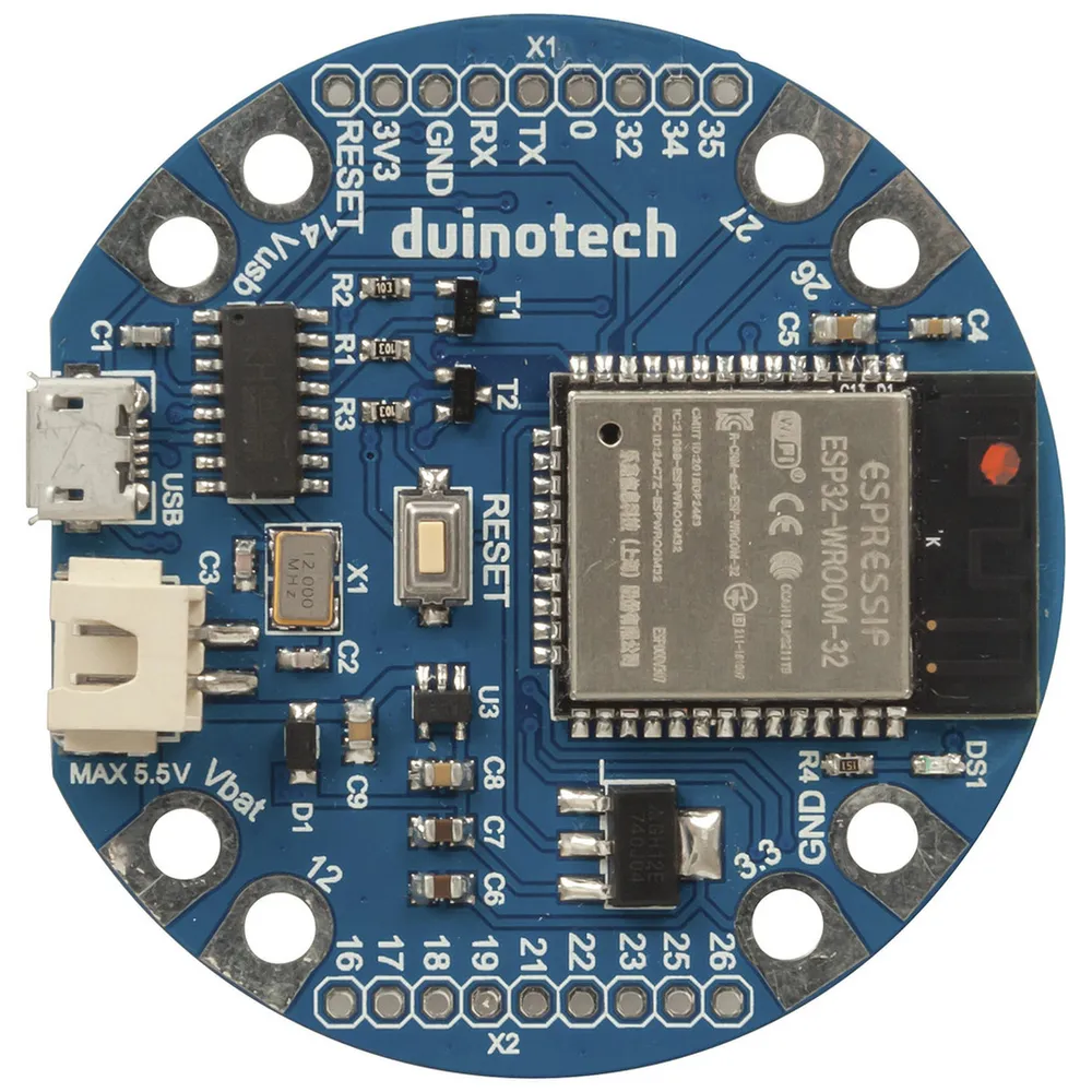 Duinotech ESP32 Wearable Main Board | Jaycar Australia