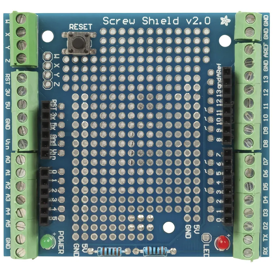 Duinotech Arduino UNO Prototyping Shield with Screw Terminals | Jaycar ...