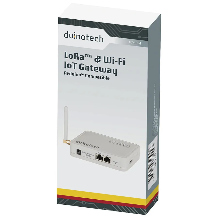 Duinotech Arduino Compatible Long Range LoRa IP Gateway | Jaycar Australia