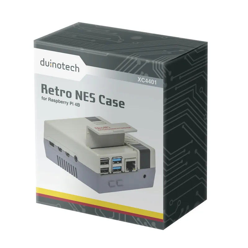 Duinotech Retro NES Gaming Case for Raspberry Pi 4 | Jaycar Australia