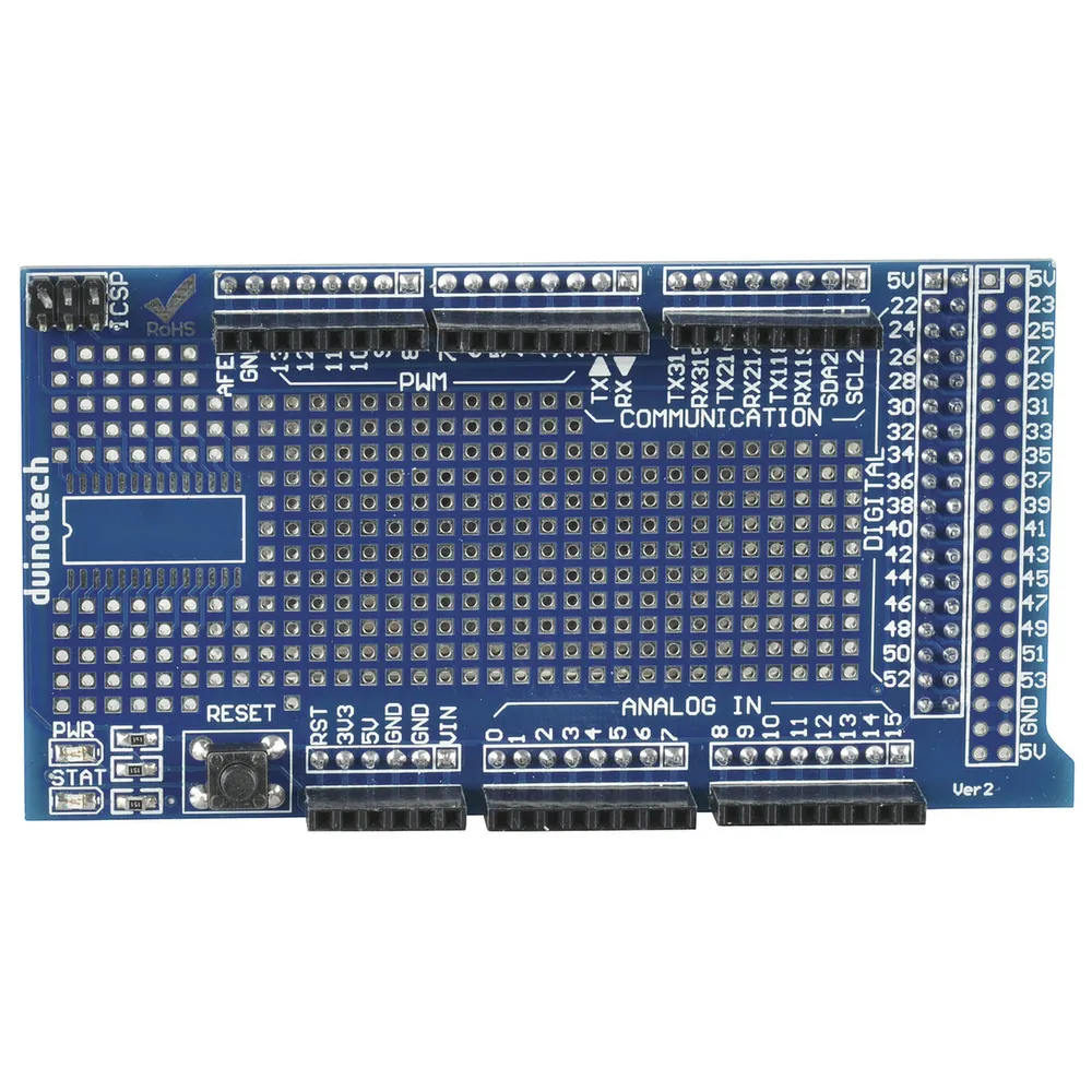 Duinotech Arduino Compatible Mega 2560 r3 Prototype Shield with ...