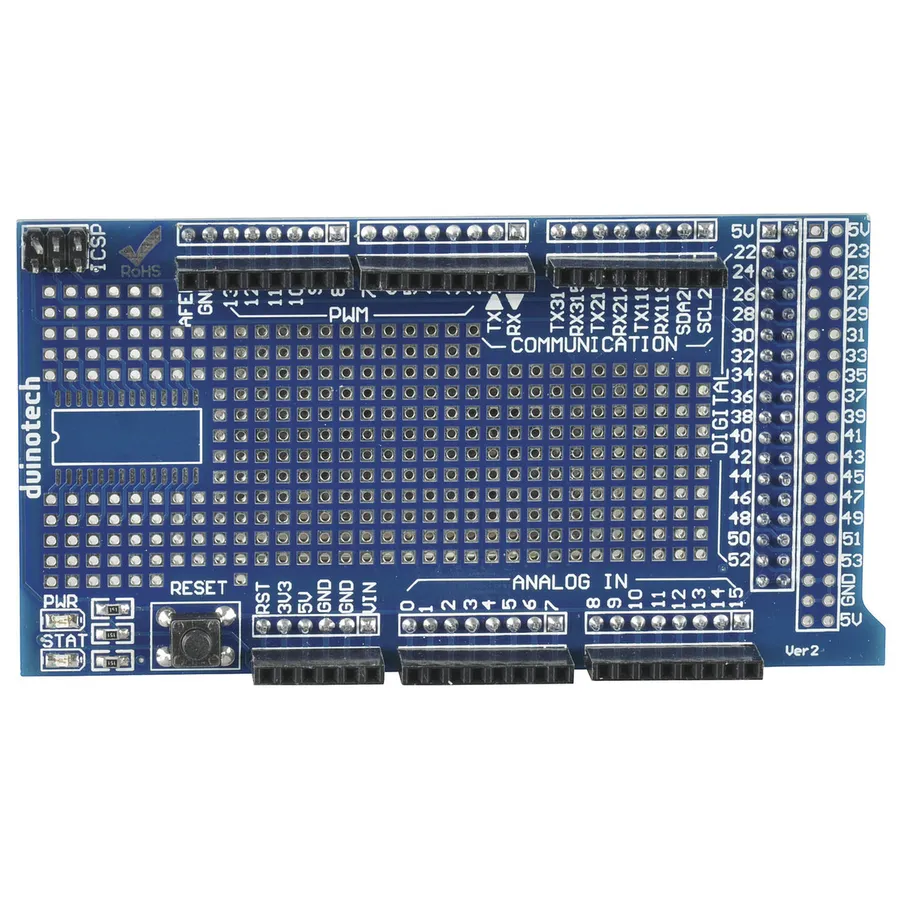 Duinotech Arduino Compatible Mega 2560 r3 Prototype Shield with ...