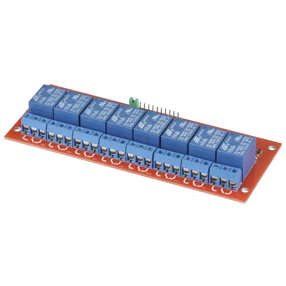 Arduino Compatible 8 Channel Relay Module | Jaycar Australia