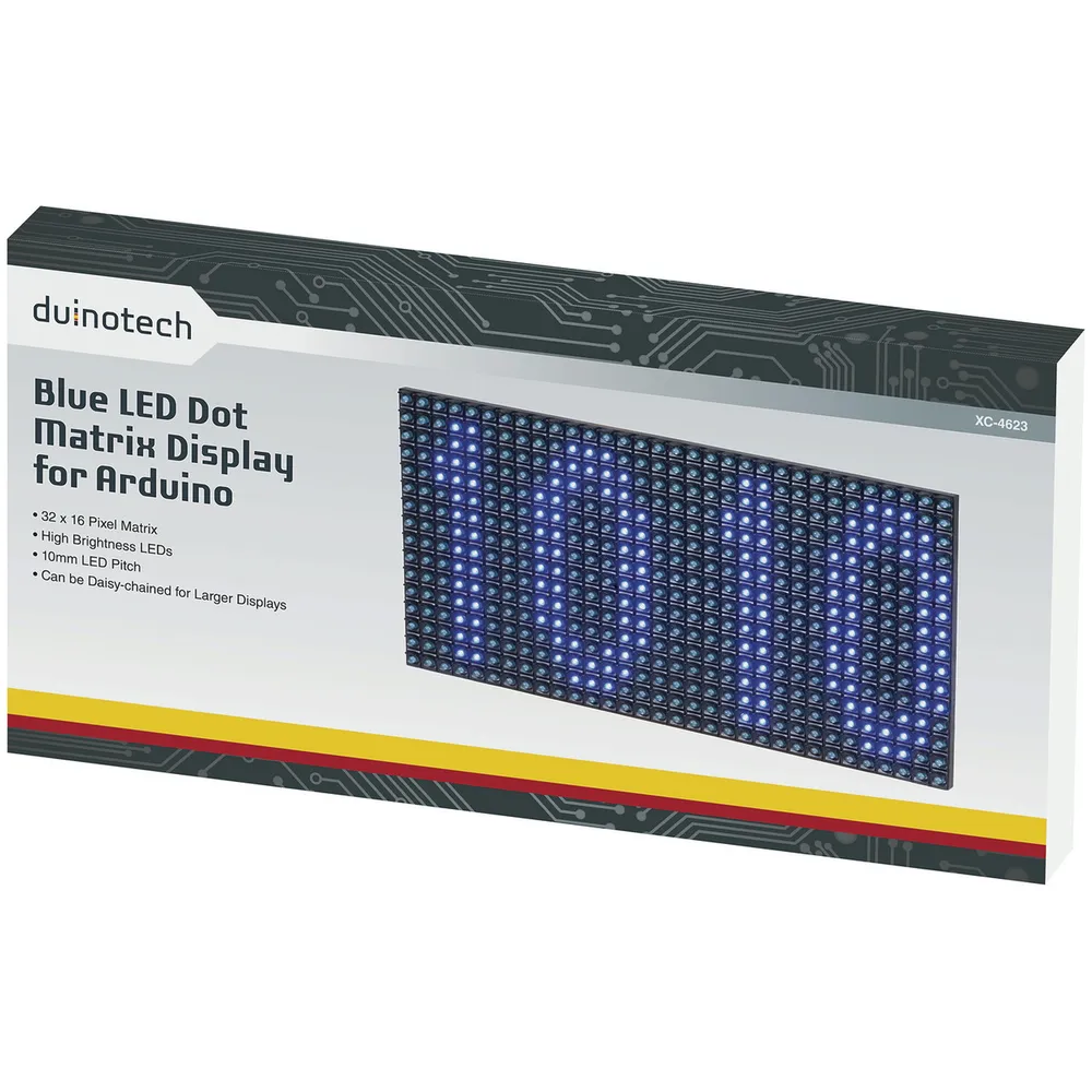 Blue LED Dot Matrix Display for Arduino | Jaycar New Zealand