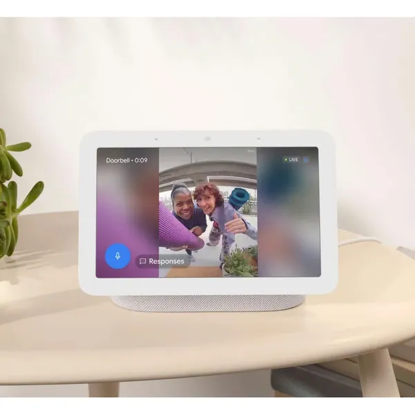 Google Nest Hub 2nd Gen Smart Home Display - Chalk | Jaycar Australia