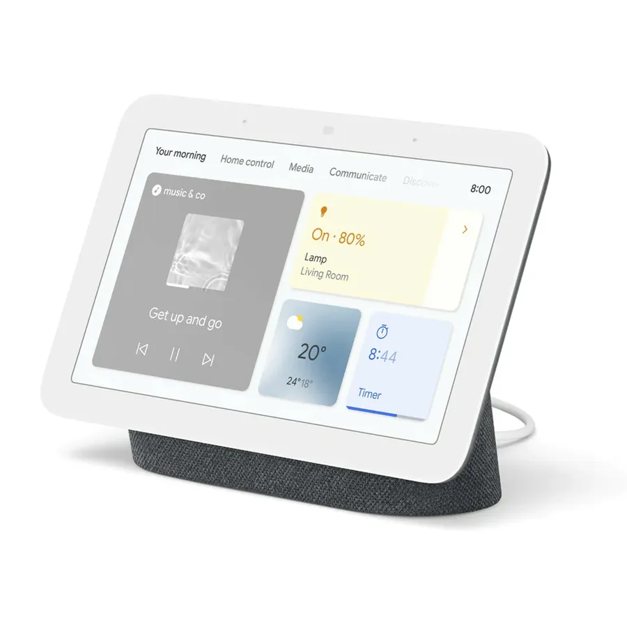 Google Nest Hub 2nd Gen Smart Home Display - Charcoal | Jaycar Australia