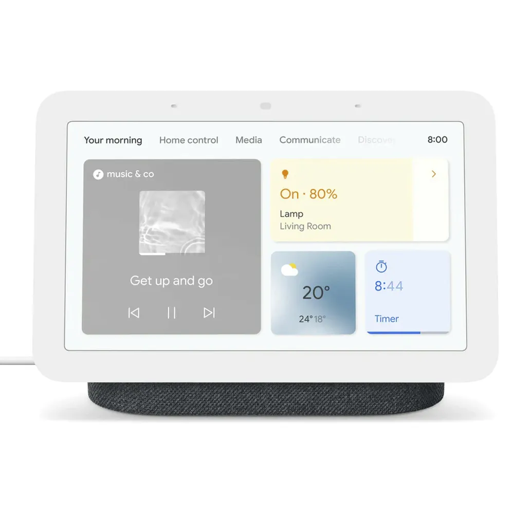 Google Nest Hub 2nd Gen Smart Home Display - Charcoal | Jaycar Australia