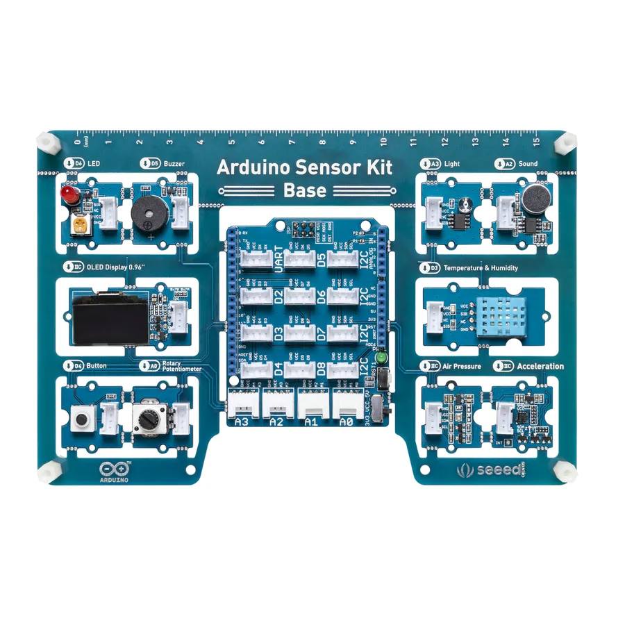 Arduino Sensor Kit with 10 Sensors plus Shield | Jaycar Australia