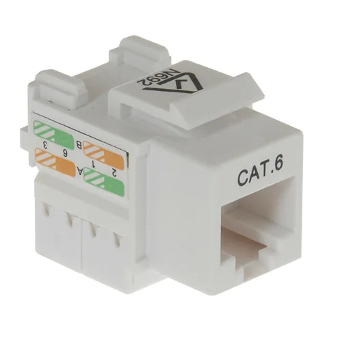 RJ45 Socket Cat6 Keystone Jack | Jaycar New Zealand