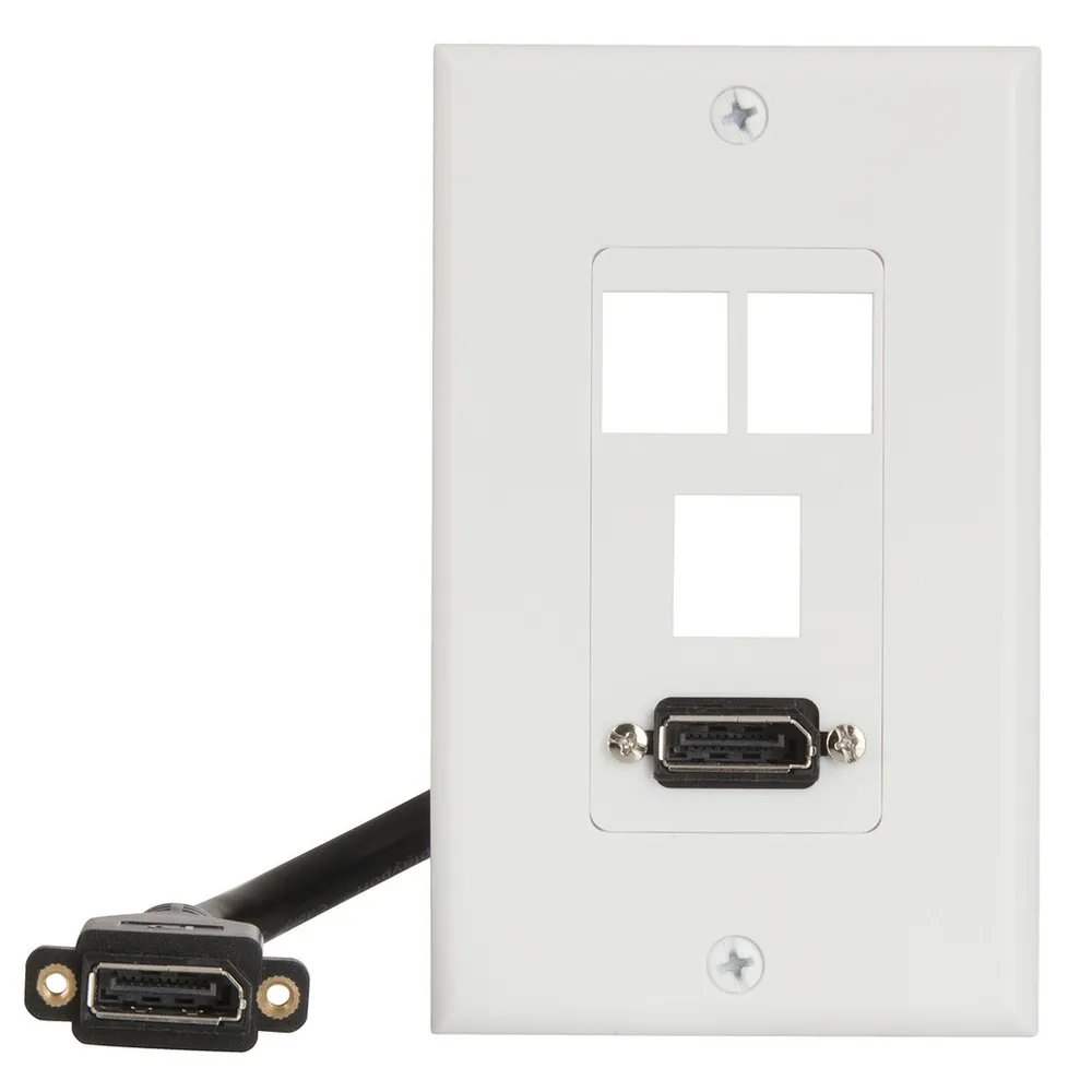 HDMI 2.0 wall plate with flylead | Jaycar Australia