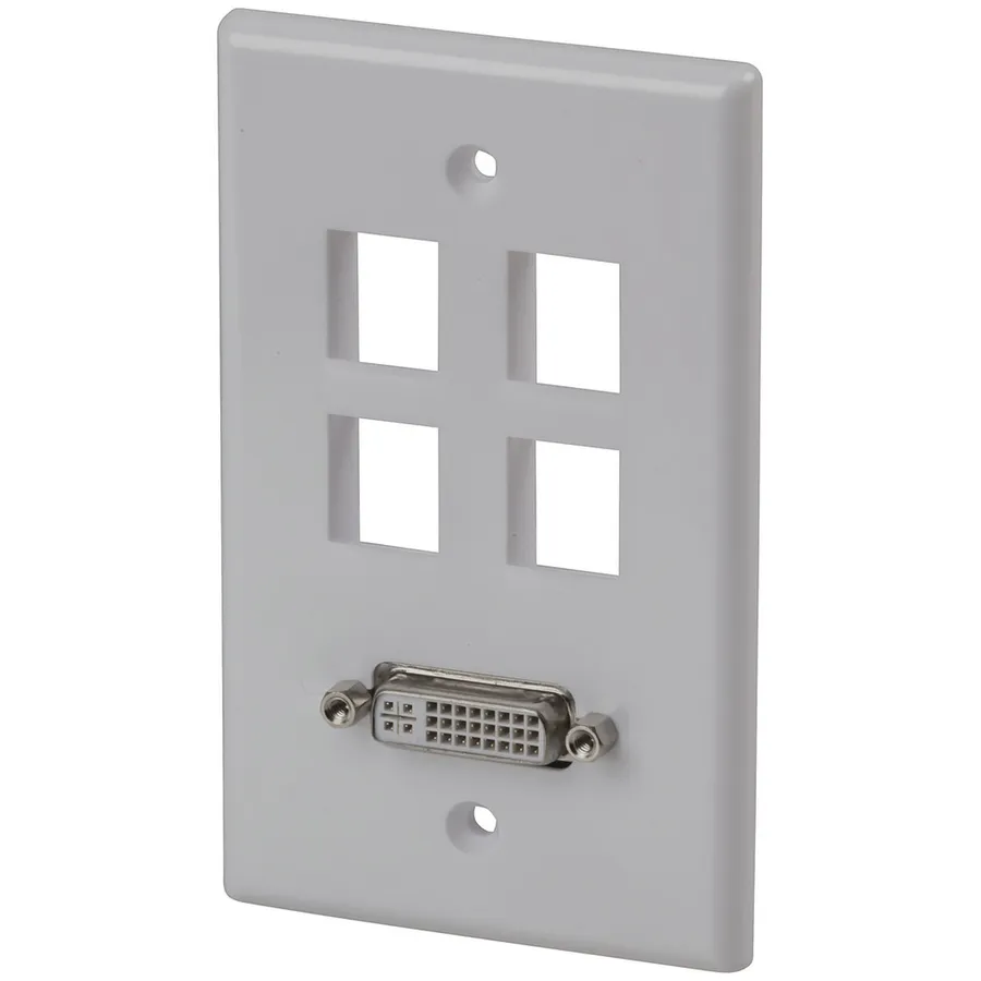 DisplayPort Wall Plate Socket with 3 Keystone | Jaycar Australia