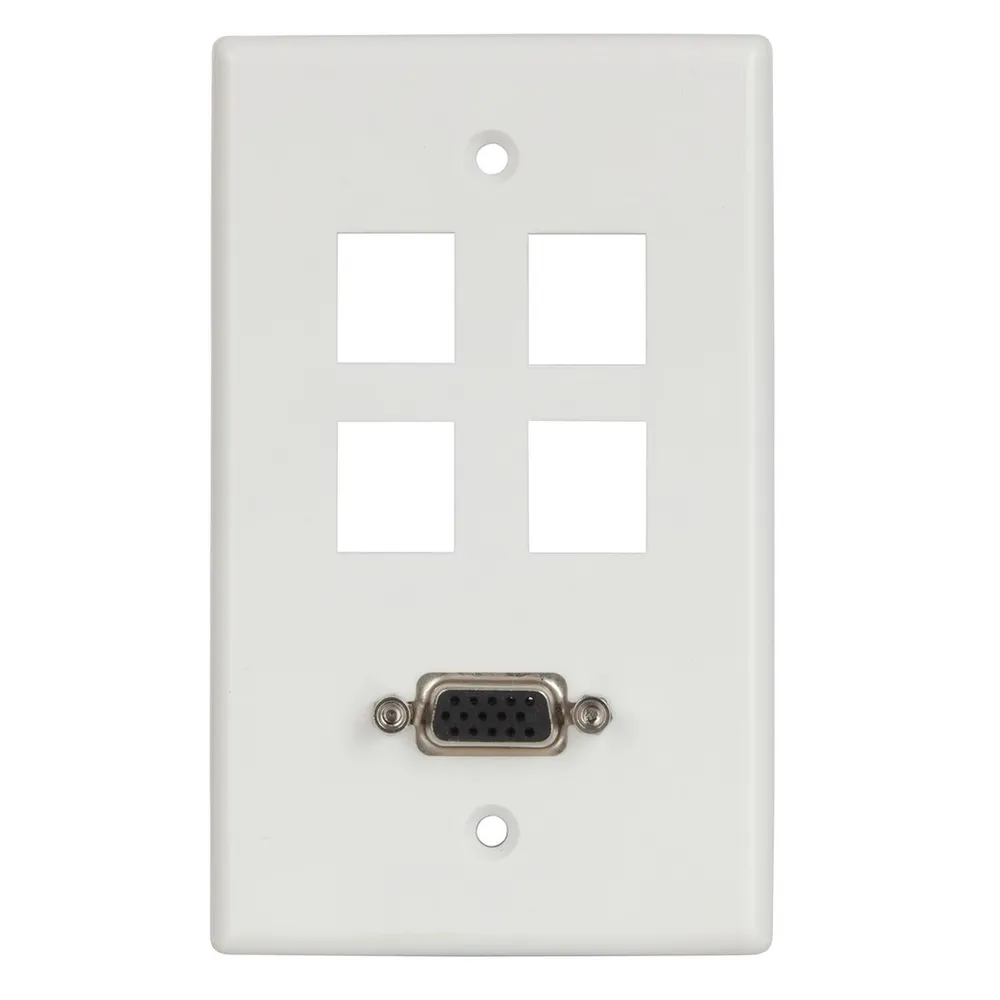 Keystone Wall Plate 6 Way | Jaycar Australia