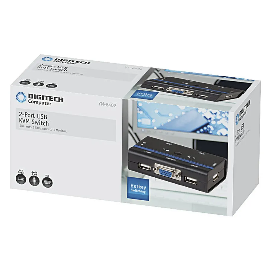 2-Port USB KVM Switch | Jaycar Australia
