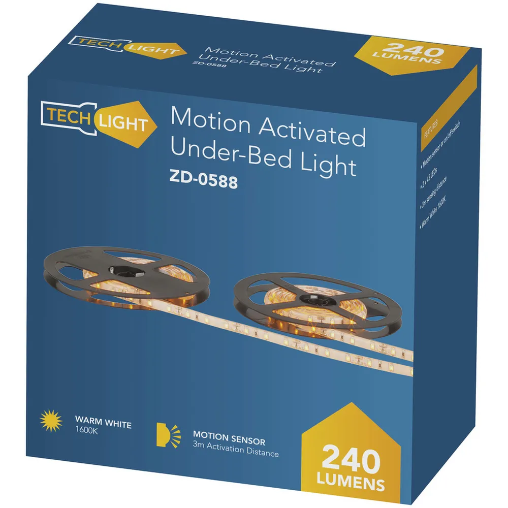 Motion Activated Under-Bed LED Light Strips | Jaycar Australia